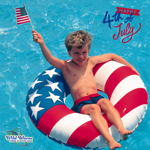 All American Fun Day At The Park - Wild Waves Theme & Water Park